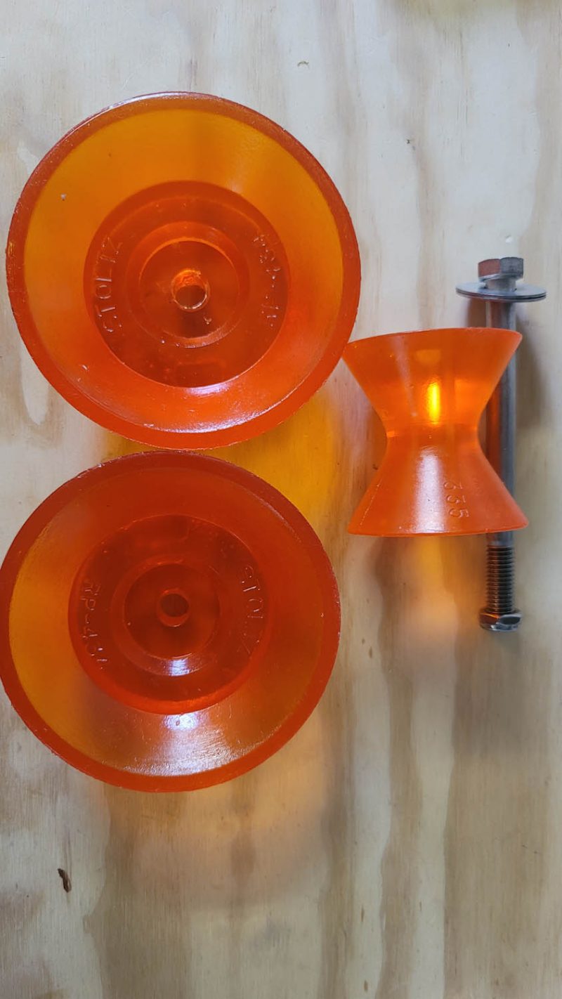 Stoltz 3" Bow Roller Kit With Large End Caps - Drewcraft LLC