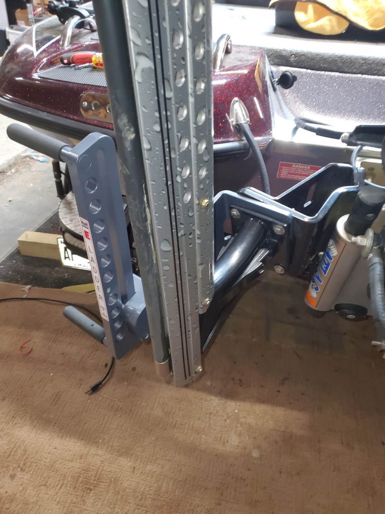 Emergency Boat Ladder with mount for PowerPole or Raptor - Drewcraft LLC