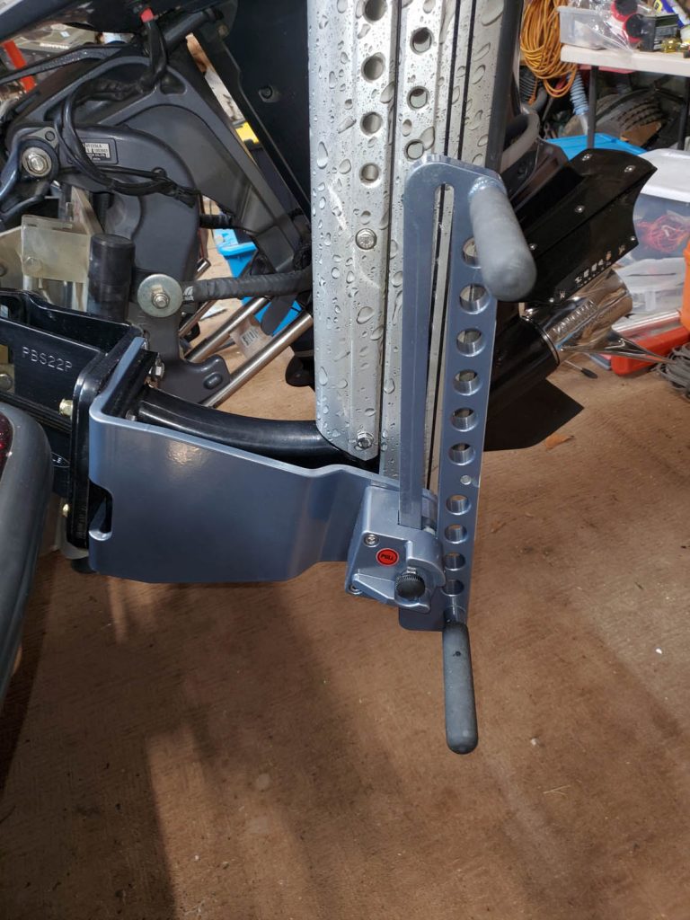 Emergency Boat Ladder with mount for PowerPole or Raptor - Drewcraft LLC