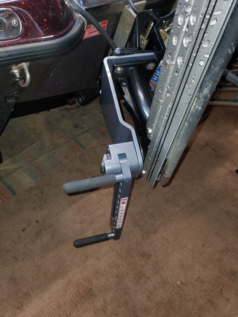 Emergency Boat Ladder with mount for PowerPole or Raptor - Drewcraft LLC