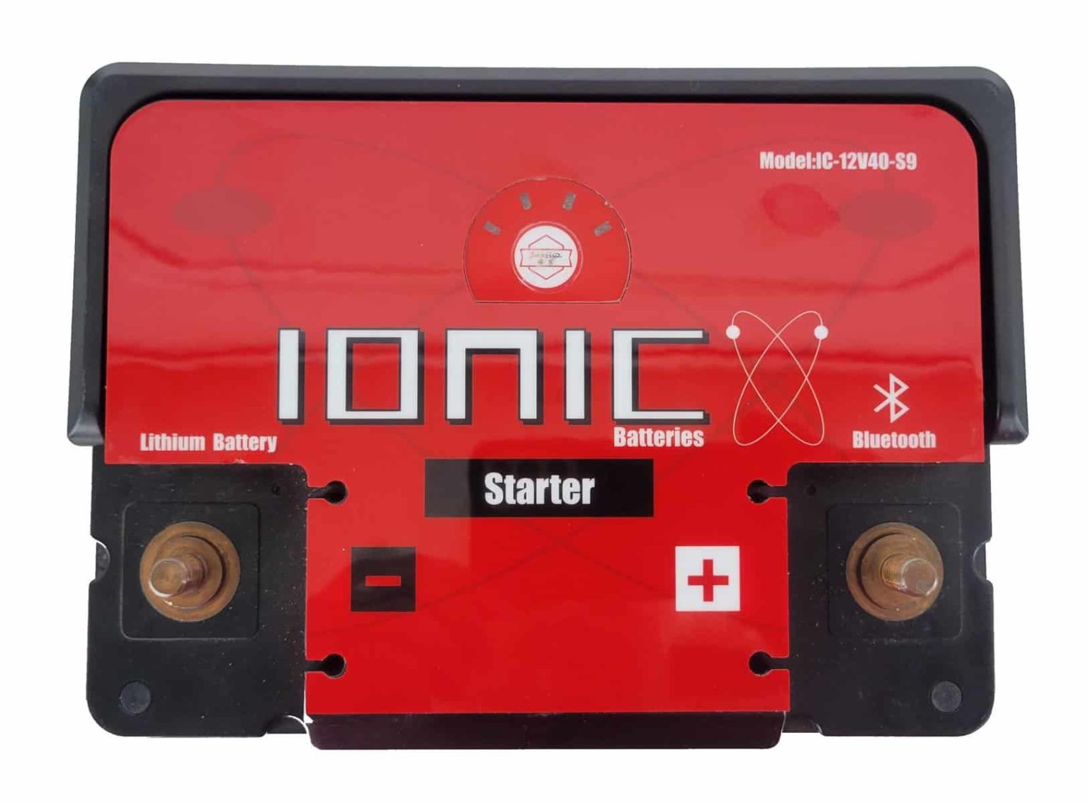 Ionic Lithium 12V S9 1400 CA LiFePO4 Marine Starter Battery Bluetooth - Drewcraft LLC