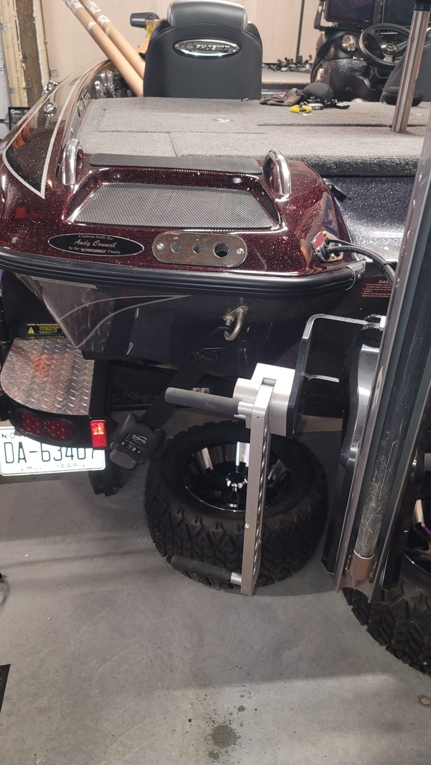 Emergency Boat Ladder with mount for PowerPole or Raptor - Drewcraft LLC